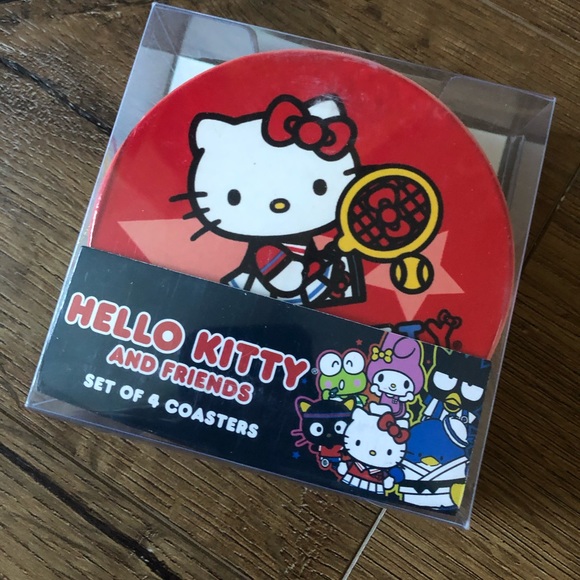 Hello Kitty | Accents | Hello Kittynwt Four Ceramic Coaster Set | Poshmark